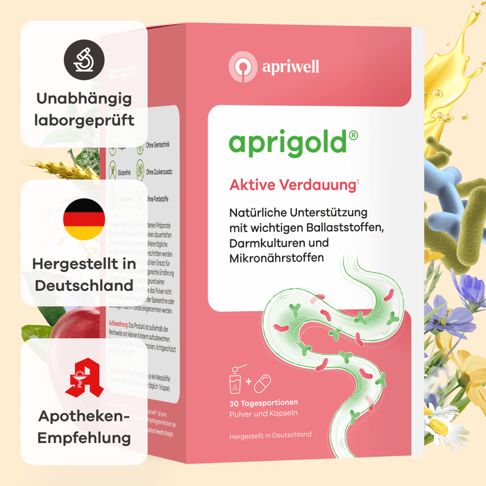 aprigold® - Natürlich gegen Verstopfung und Darmträgheit