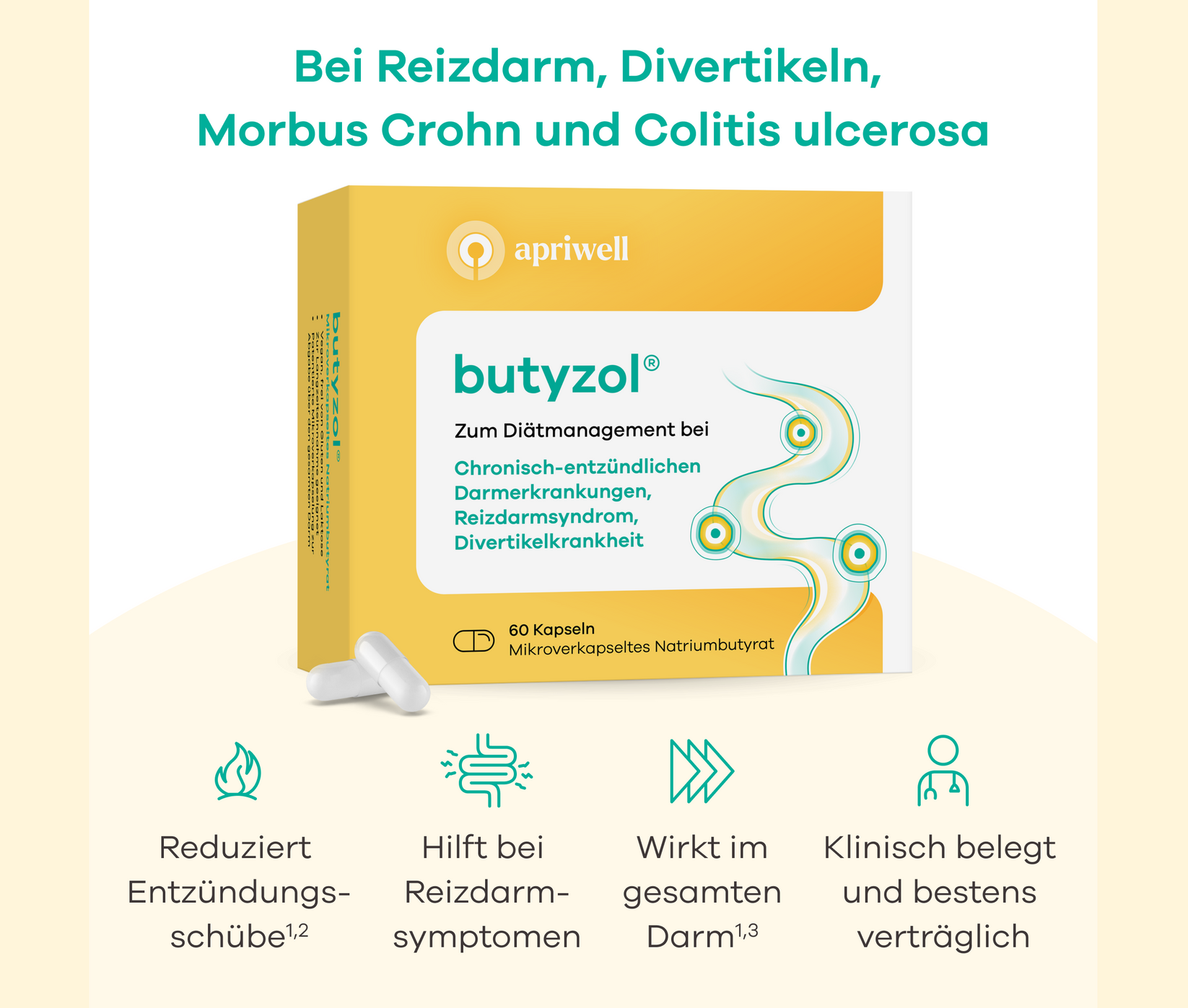 butyzol® - Ausgleich bei Darmentzündungen